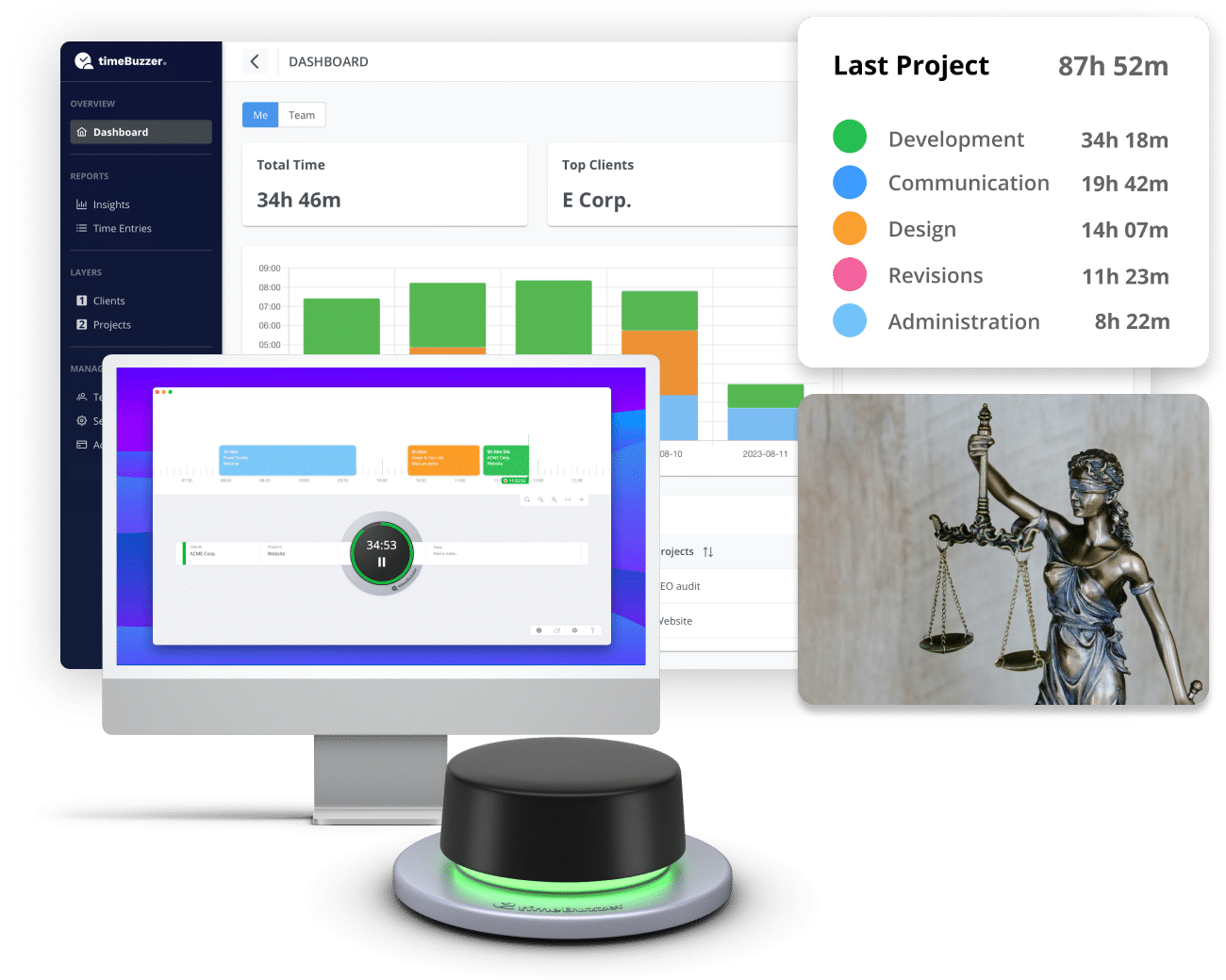 Time Tracking for Lawyers | timeBuzzer