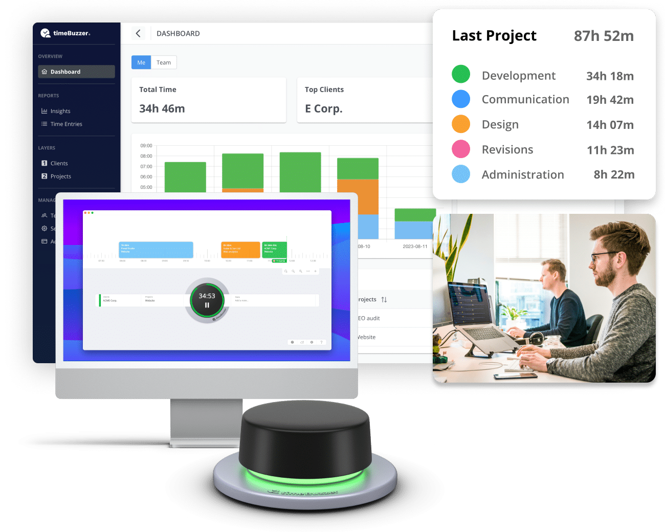 Time Tracking for Developers | timeBuzzer