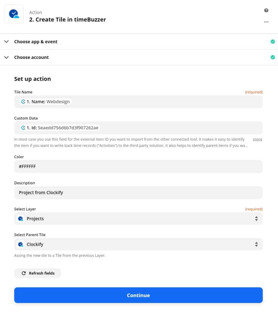 Connect timeBuzzer to Clockify | timeBuzzer