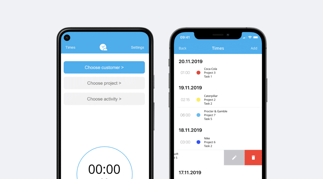 Zeiterfassung Apps | timeBuzzer