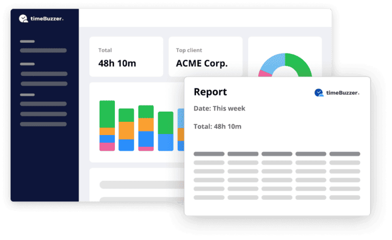timeBuzzer | Easy and precise time tracking