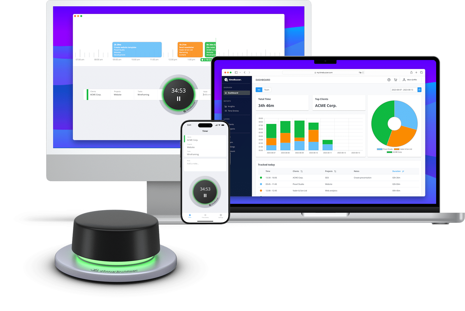 timeBuzzer | A new way to track time